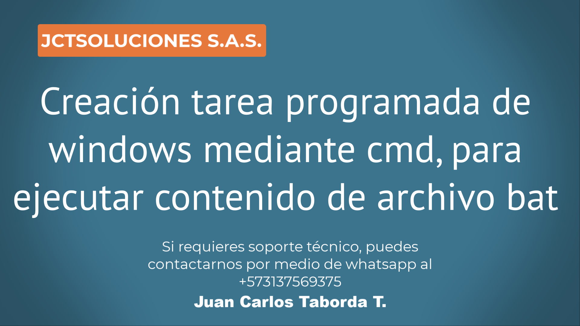 Creación de tarea programada en windows para ejecutar comandos desde ... Creación de tarea programada en windows para ejecutar comandos desde ...
